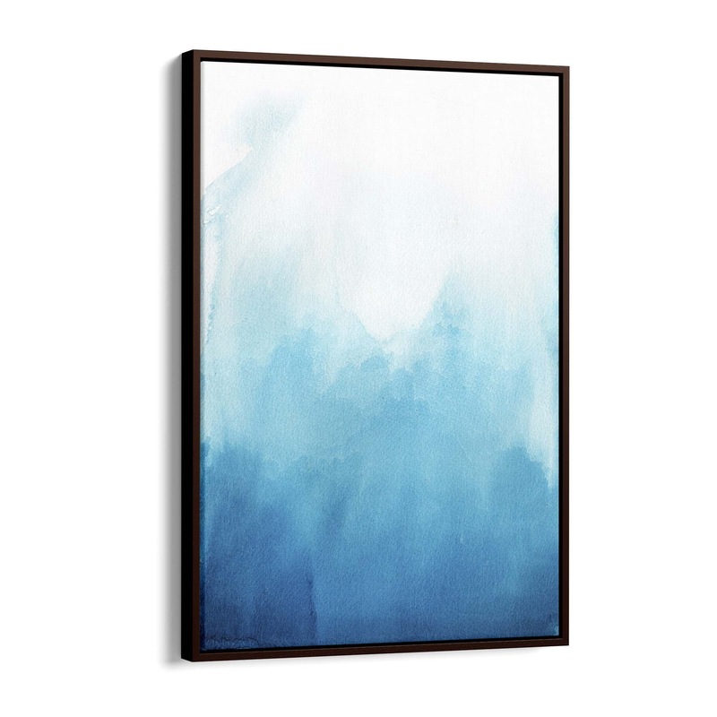 Buy Minimal Blue Painting Abstract Modern Wall Art #11 - MyDeal