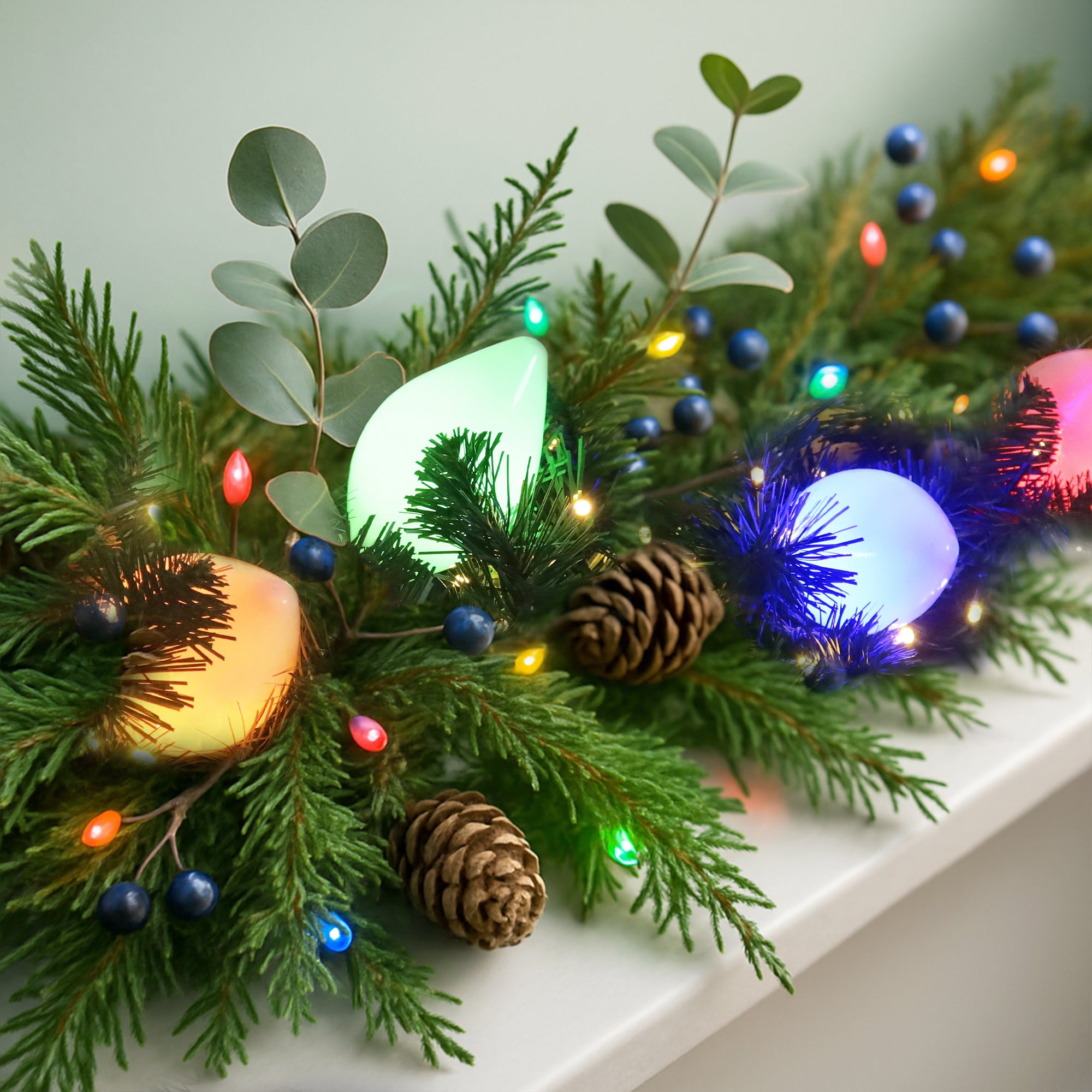 Buy 10 LED Connectable Large Pinecone String Light - MyDeal Australia
