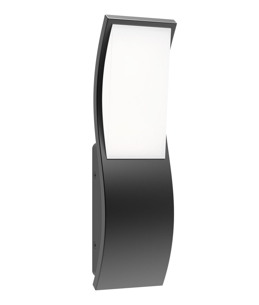 Buy Ola Exterior LED Wavy Rectangular Surface Mounted Wall Light IP65 ...