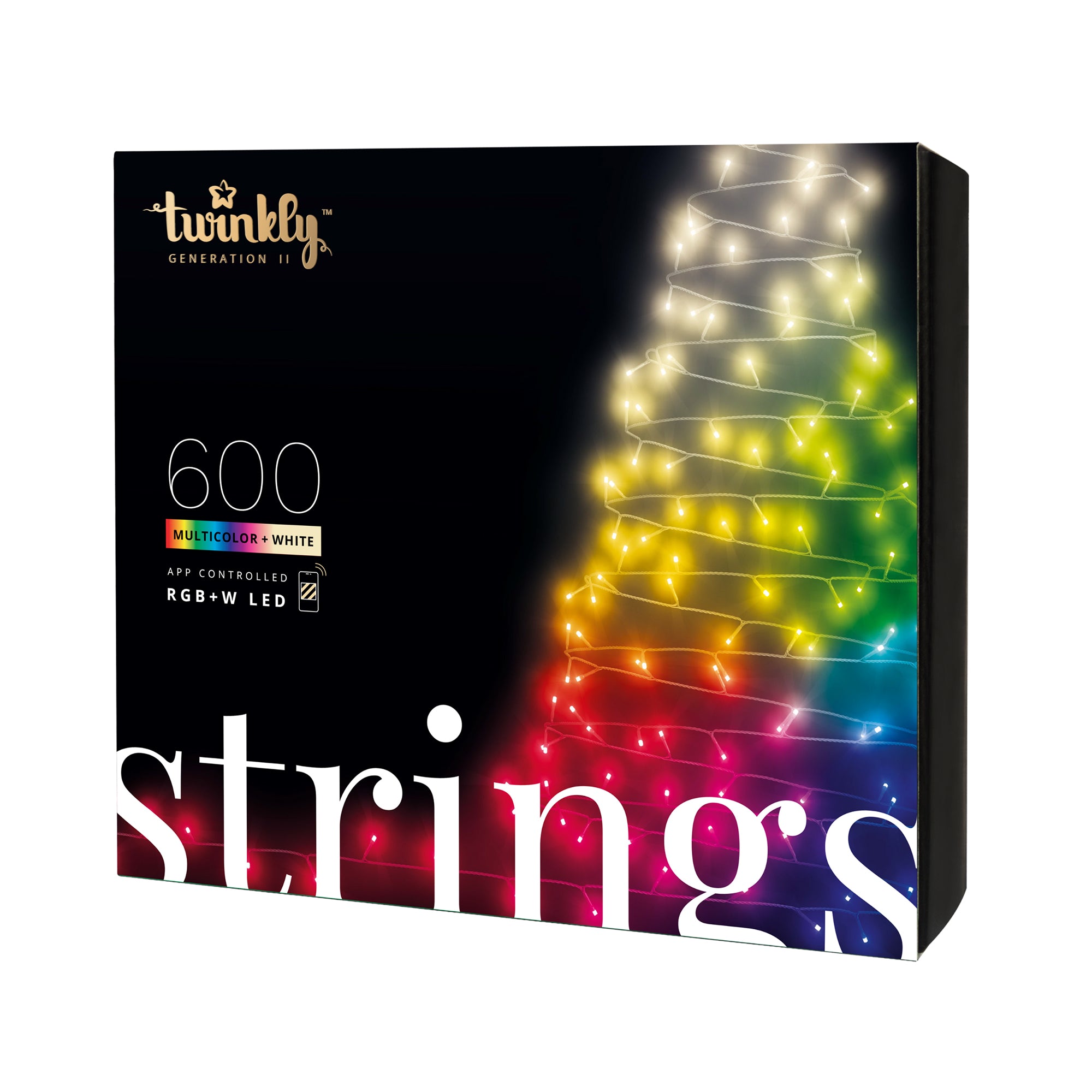 Buy Twinkly 600 LED String Light_Generation II_AU Plug Black Wire - RGB ...