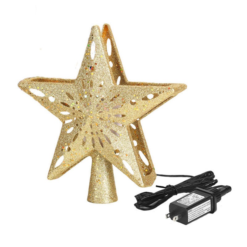 Buy Catzon Christmas Star Tree Topper with Built-in Led Snowflake ...