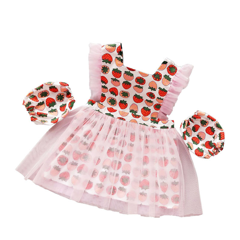 Buy Catzon Girls Princess Dress Apron with Sleeves Covers for Cooking ...