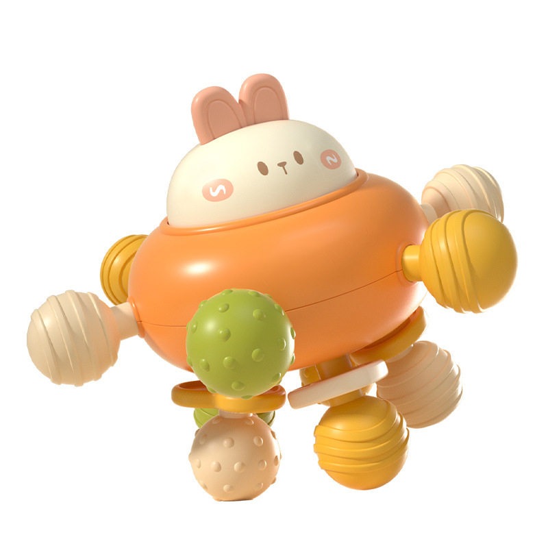Buy Catzon Rabbit Sensory Teething Toys with Rattle for 0-12 Months ...