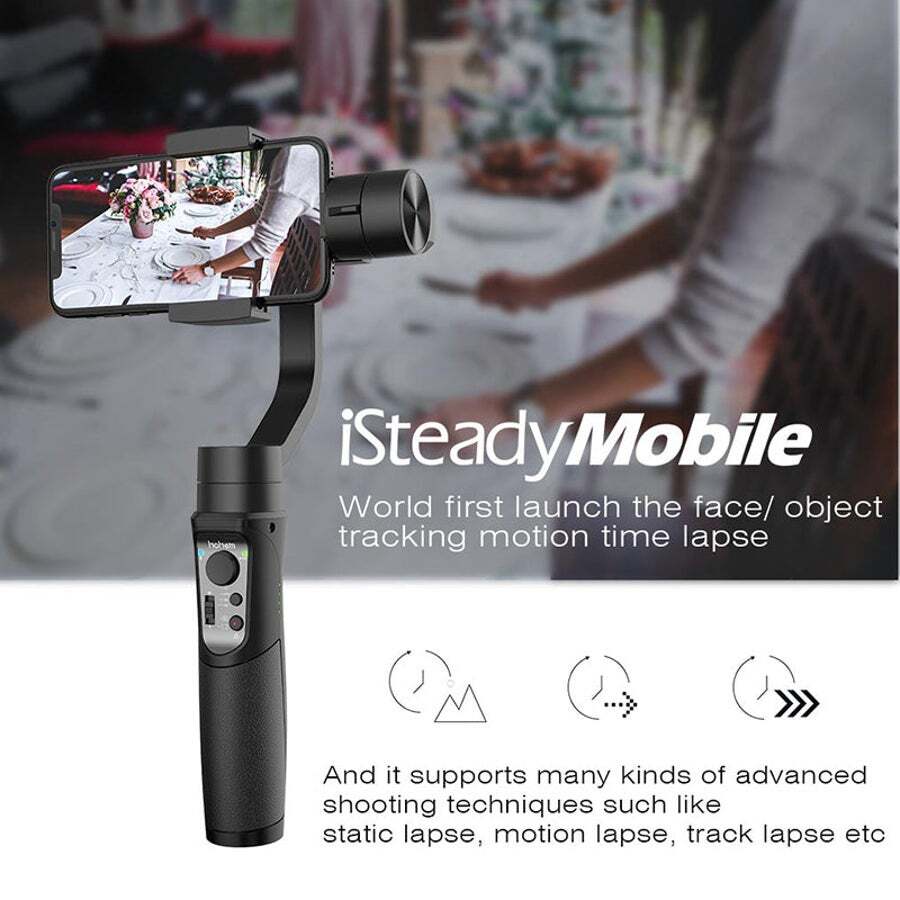Hohem iSteady Mobile Plus, 3-Axis Handheld Gimbal Stabilizer for ...