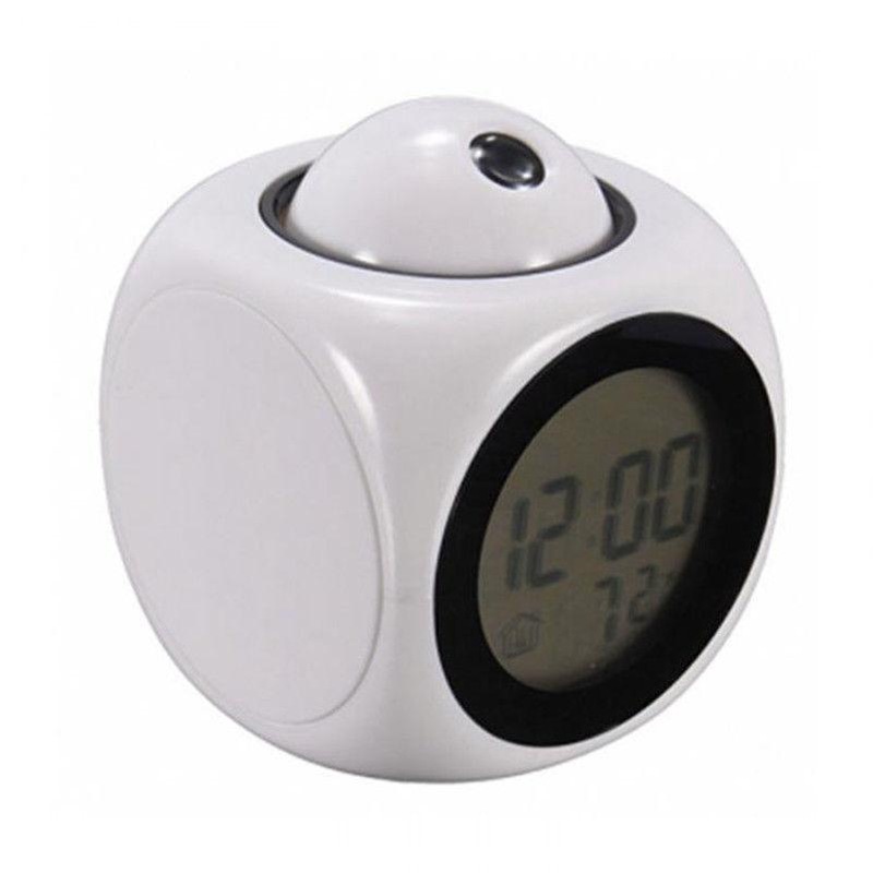 Digital Alarm Clock Multifunction With Voice Talking LED Projection ...