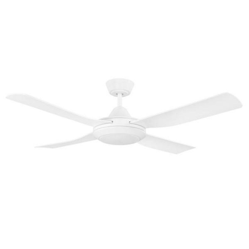 Buy Bondi 48" AC Ceiling Fan With 20w CCT LED Light in White, Black or Titanium - MyDeal