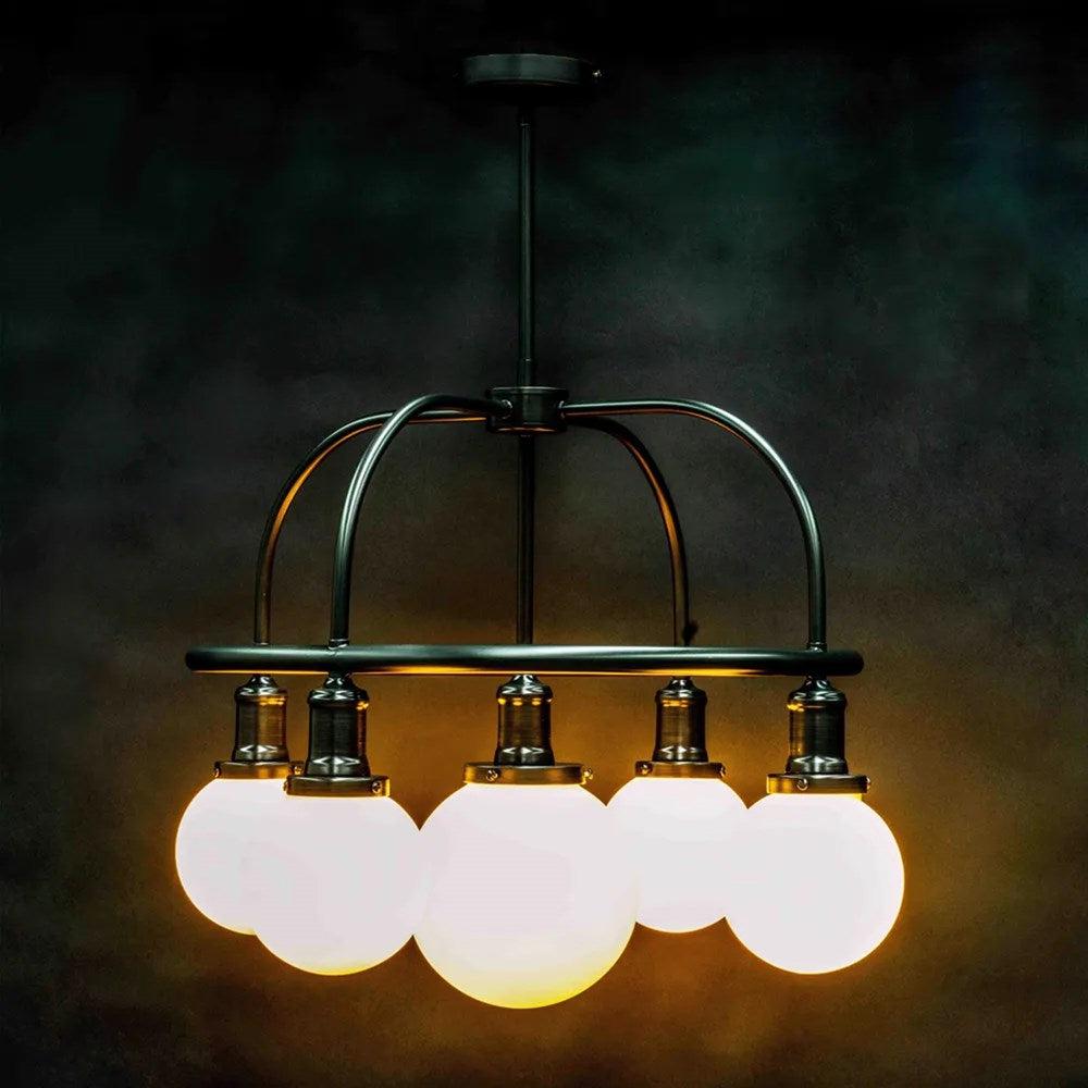 Buy Bryant Pendant Light 5Lt in Matt Black - MyDeal Australia