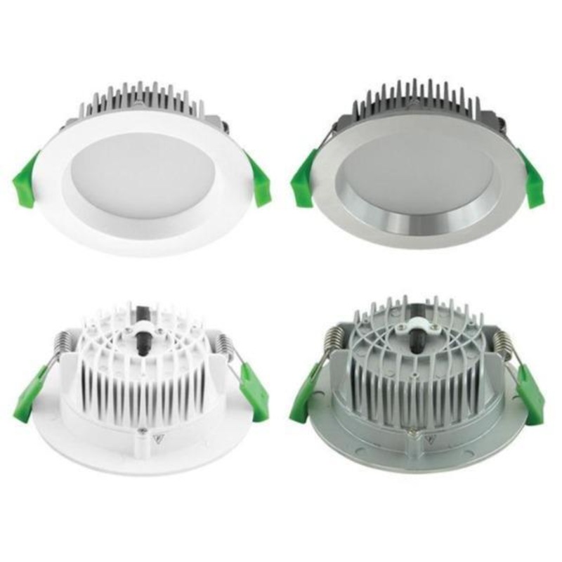 Buy DECO-13-RND Fixed LED Downlight 3k/4k/5k in White or Aluminium - MyDeal