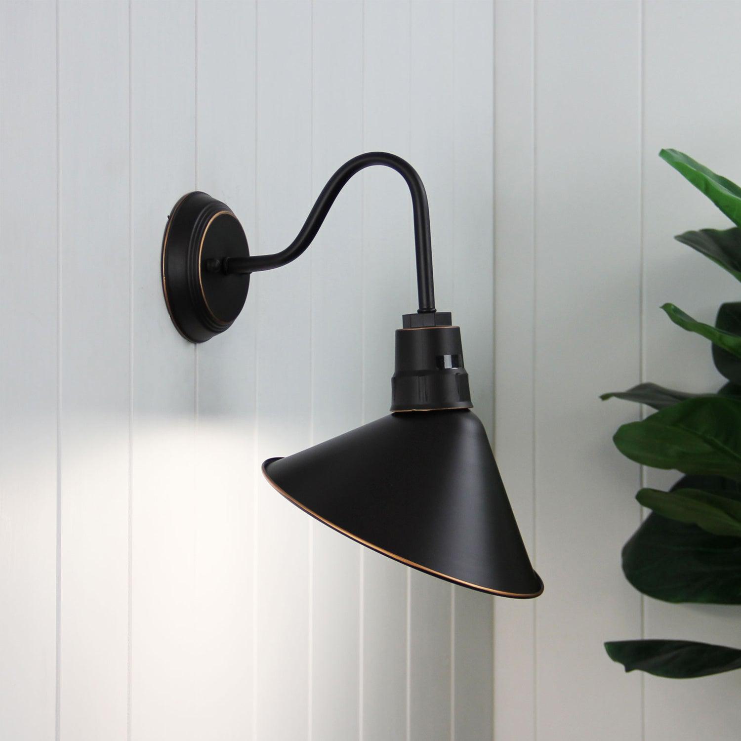 Buy industrial Wall Light Washer in Black or Rubbed Bronze - MyDeal ...