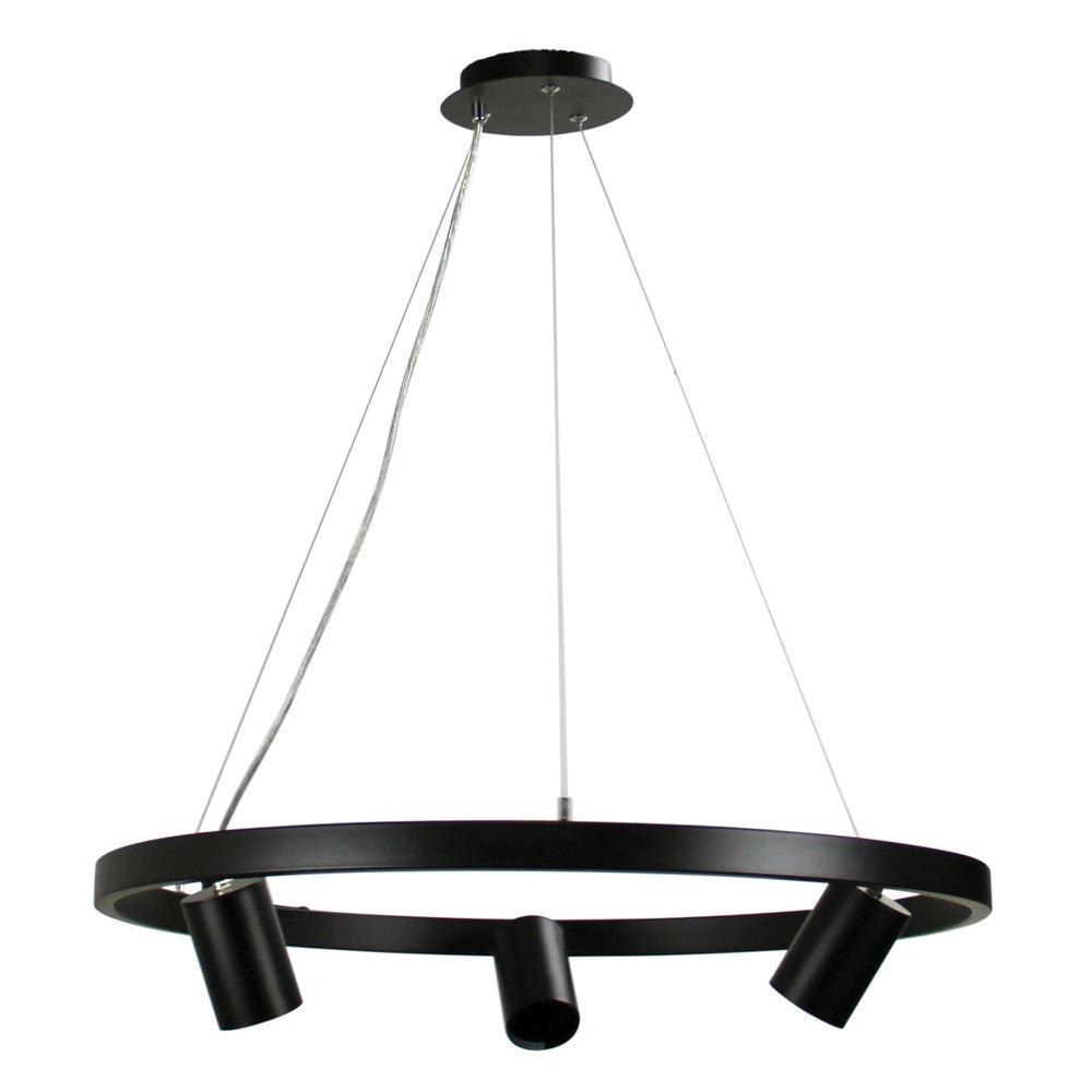 Buy Pano Pendant Light 3Lt in Black - MyDeal Australia
