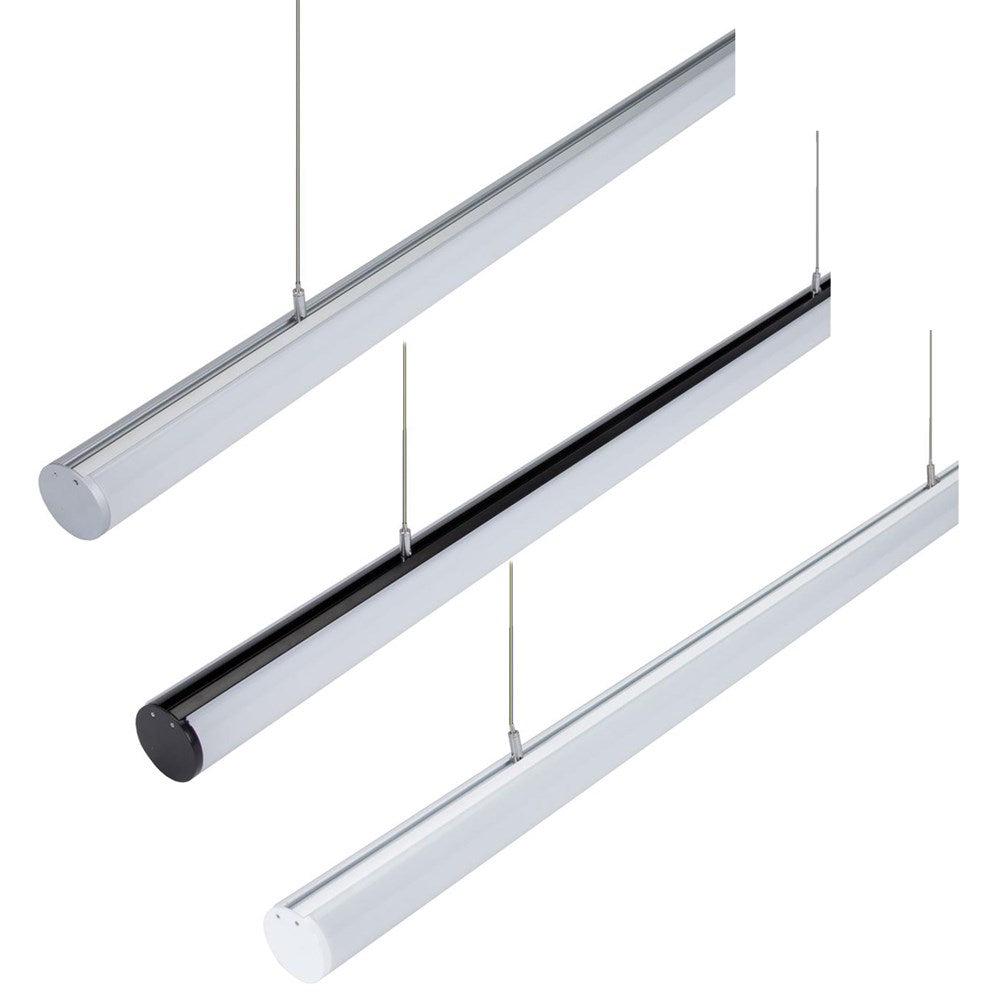 Buy Pipe-60 Linear Pendant Light 3k,4k,5k in Aluminium, Black or White ...