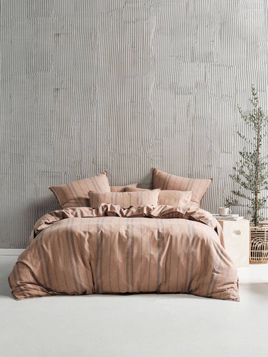 Buy LINEN HOUSE REJEANERATION HALI RUST QUILT COVER SET - MyDeal Australia