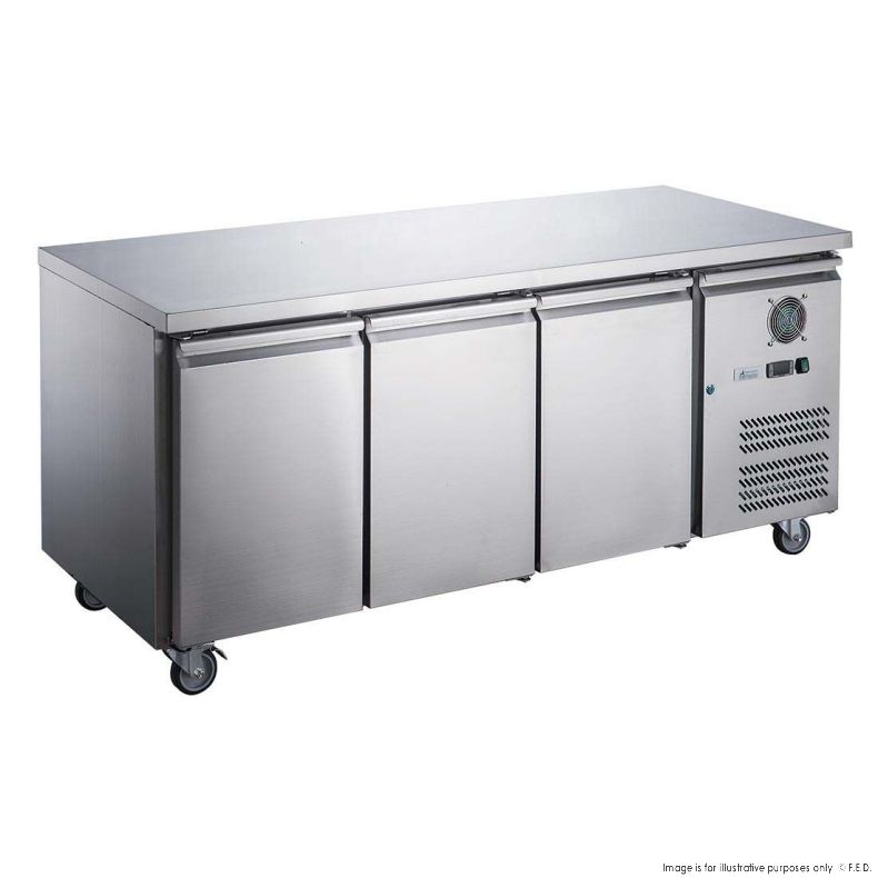Buy FED-X S/S Three Door Bench Fridge - XUB7C18S3V - Temperate ...