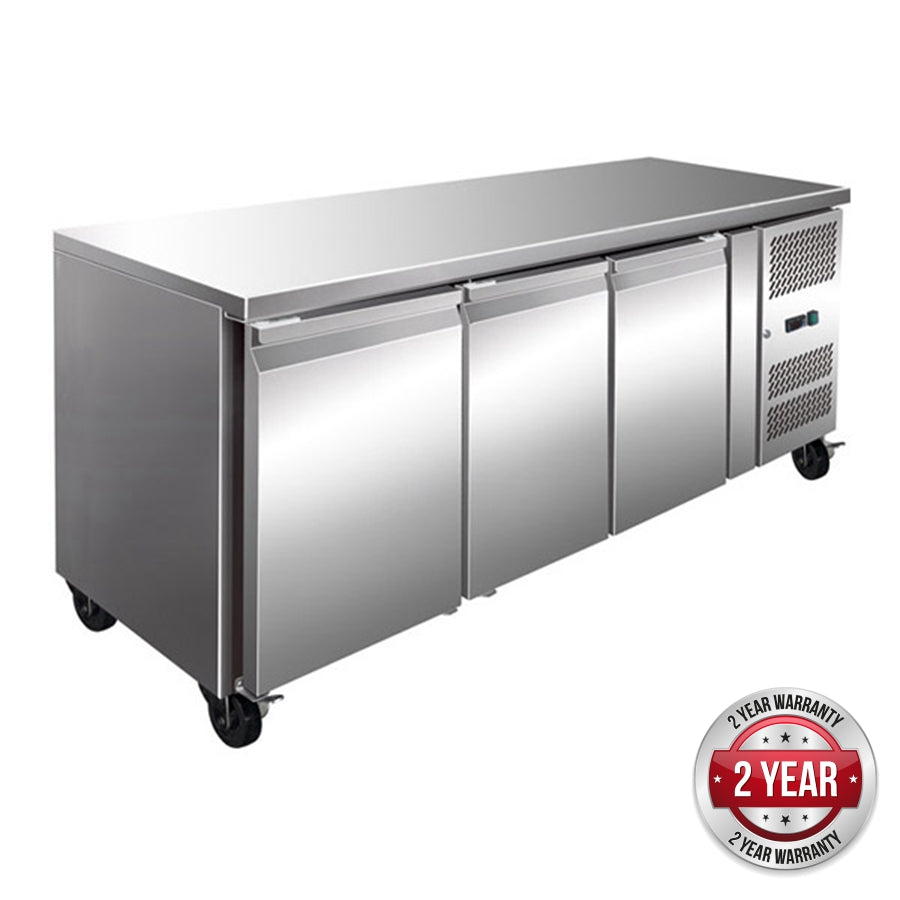 Buy GN3100BT TROPICALISED 3 Door Gastronorm Bench Freezer - Temperate ...