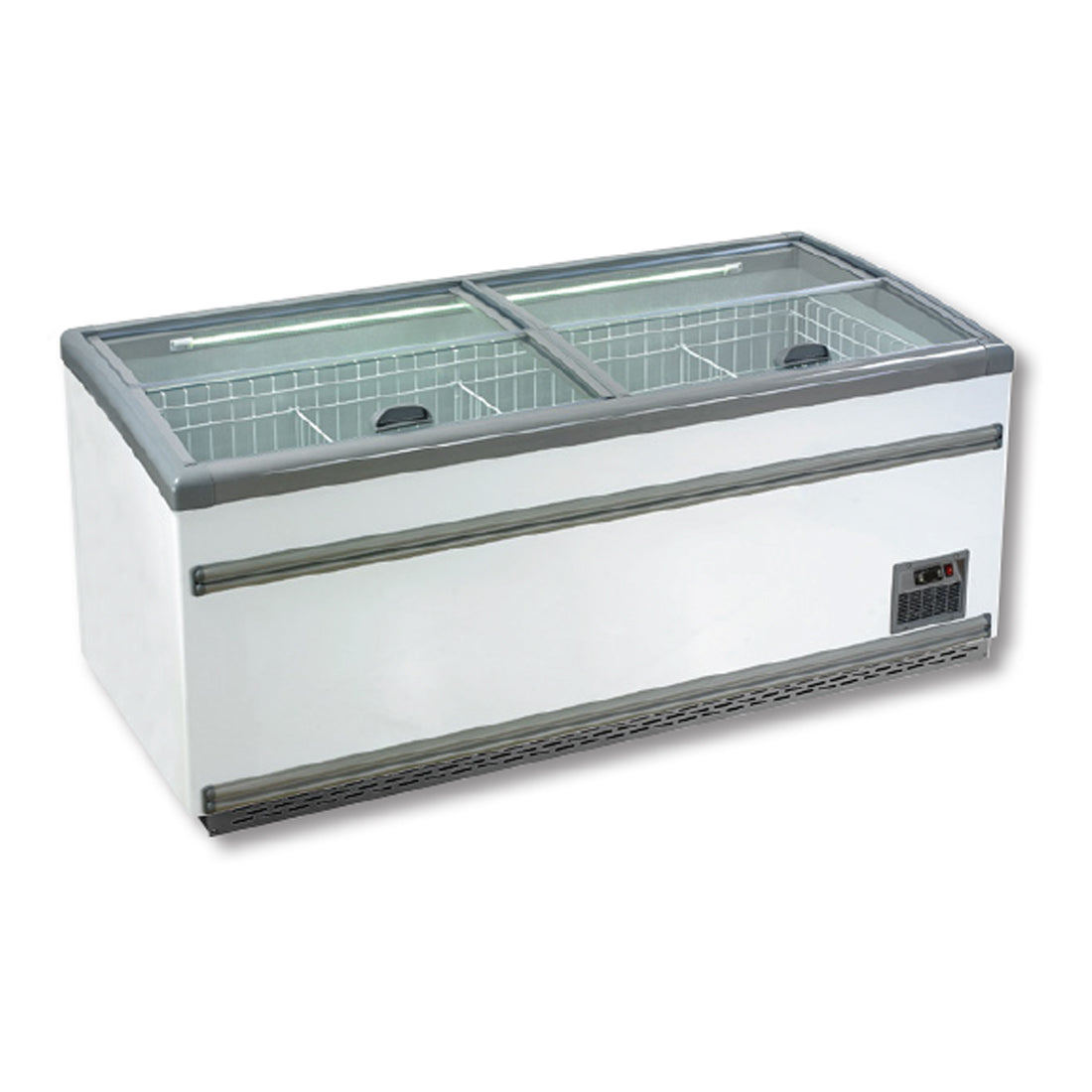 Buy ZCD-L210S Supermarket Island Dual Temperature Freezer & Chiller ...