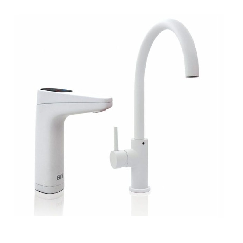 Buy Billi Quadra Plus 15 XT Filter Tap & Gooseneck Mixer Matte White ...