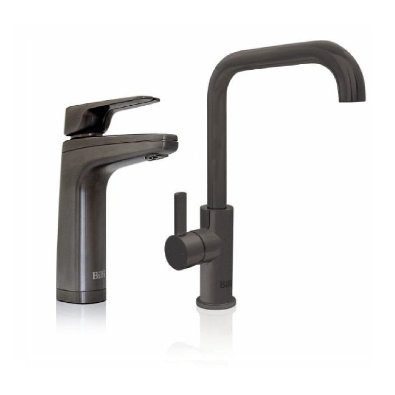 Buy Billi Quadra Plus 9 XL Filter Tap & Square Mixer Gun Metal Grey ...