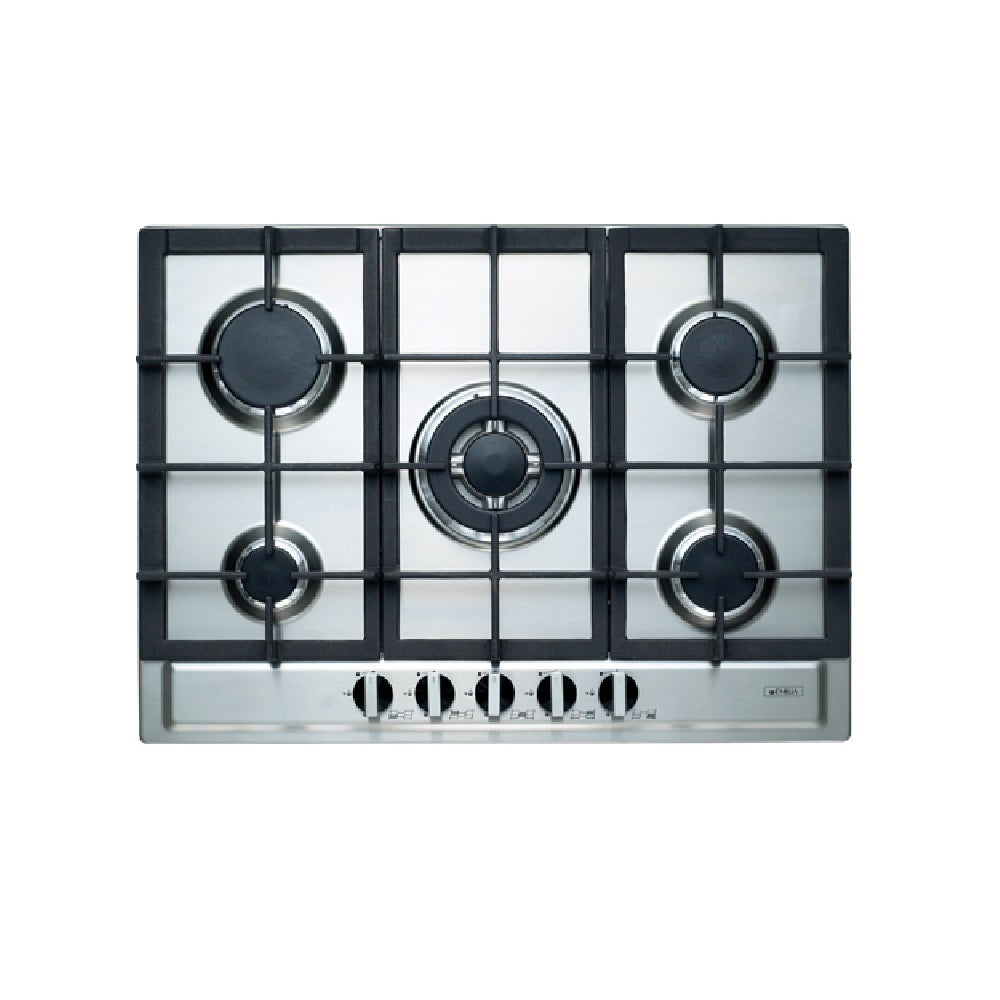 Buy Emilia Cooktop 70cm Gas Stainless Steel SEC75GWI - MyDeal Australia