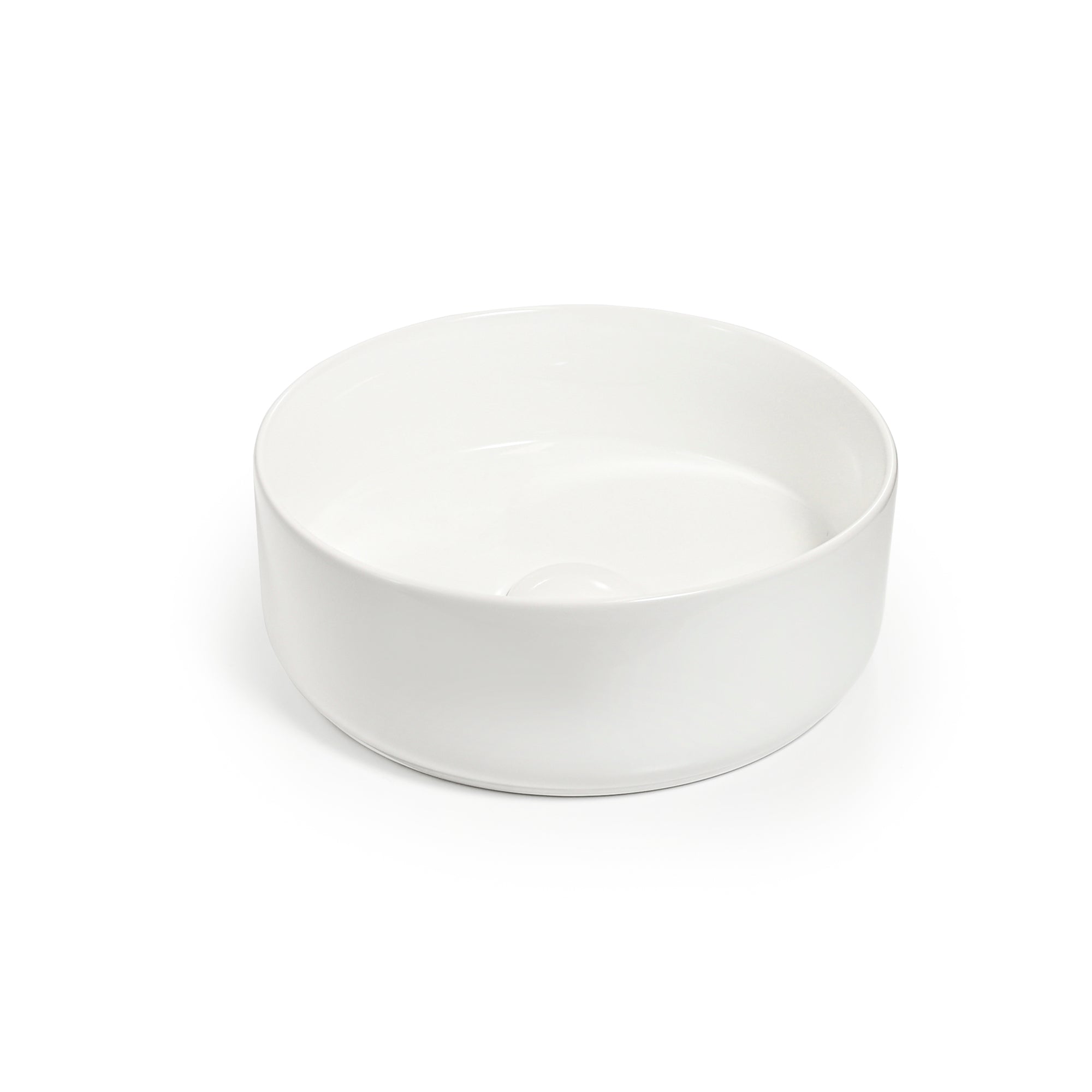 Buy Eva Round Mini Counter Top Basin 300mm Gloss White BEQAM5-GW ...