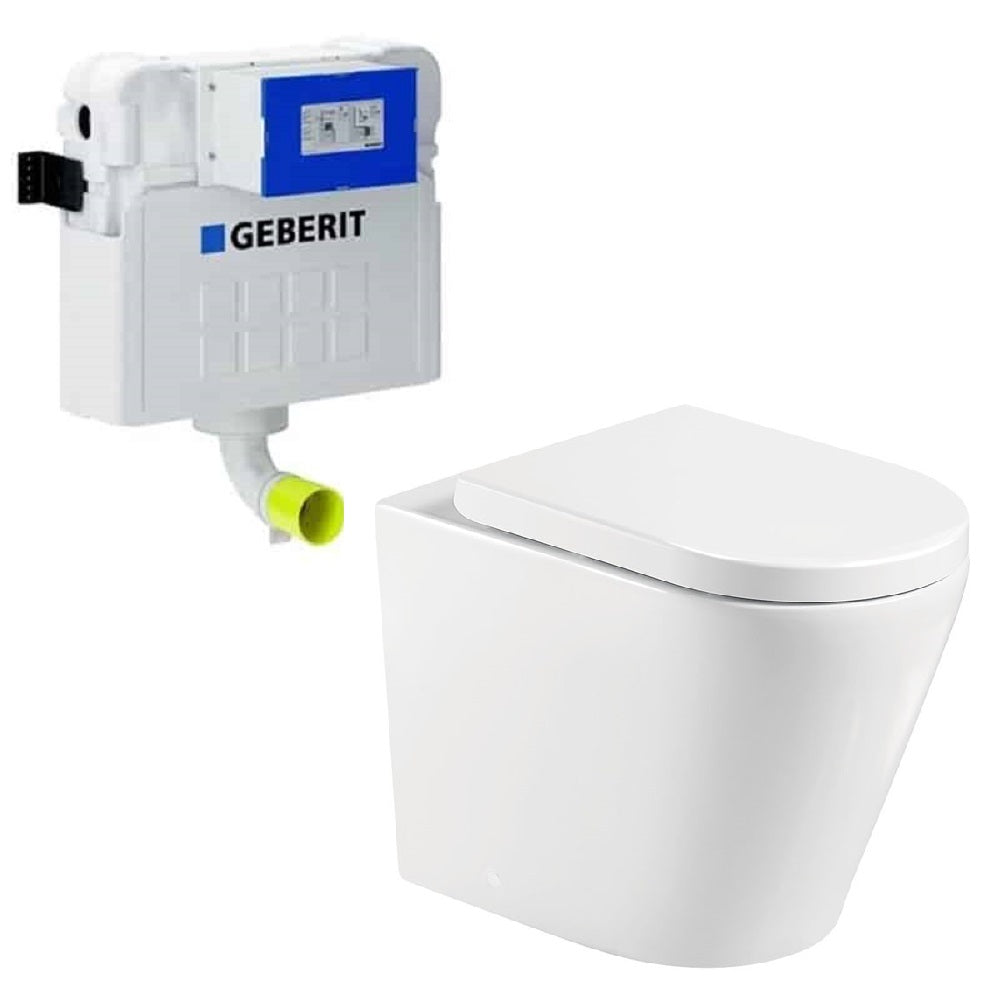 Buy Fienza Aluca Tornado Wall Faced Toilet Suite (P Trap) w/ Geberit ...