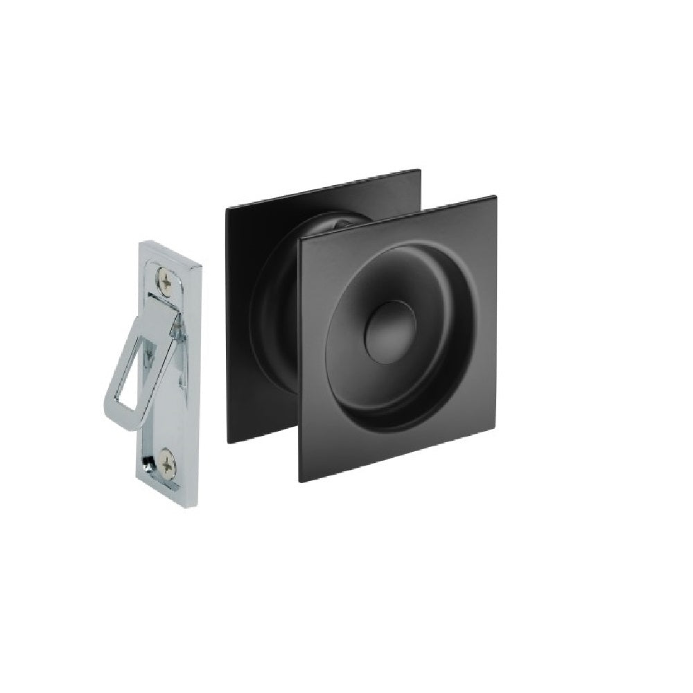 Buy Gainsborough Passage Sliding Cavity Set Square Matte Black 386MBC ...