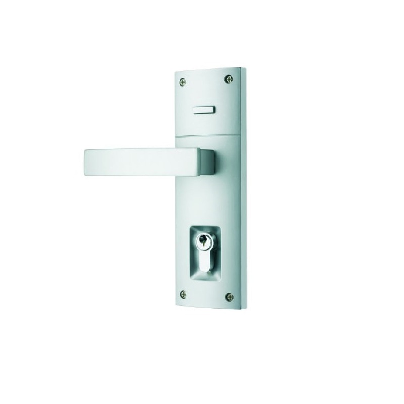 Buy Gainsborough Trilock Contemporary Angular Double Cyclinder Satin ...