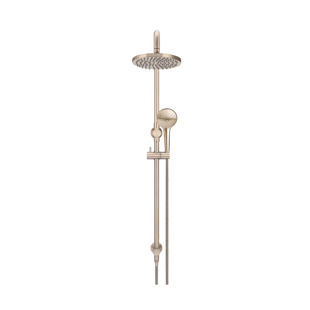Buy Meir Round Combination Shower Rail 200mm Rose, Three Function Hand ...