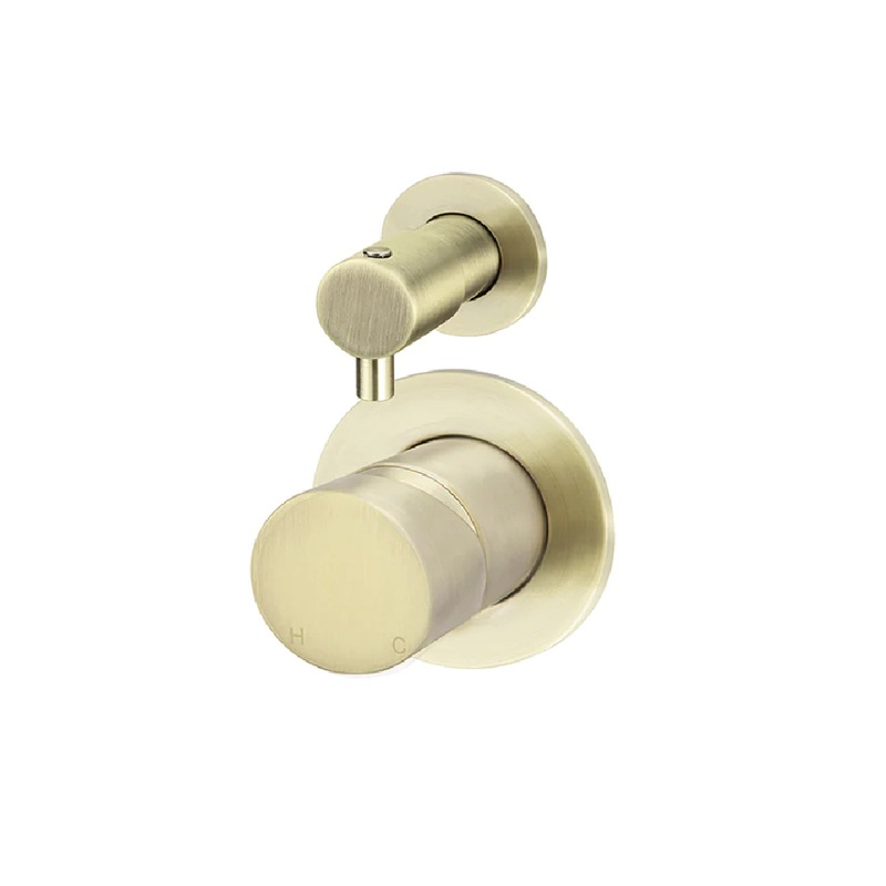 Buy Meir Round Diverter Mixer - Pinless Handle (Finish Kit) Tiger ...