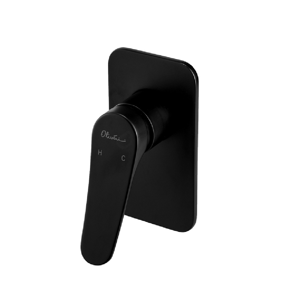Buy Oliveri Verona Wall Mixer Trim Matte Black VA303516MB-TK - MyDeal ...