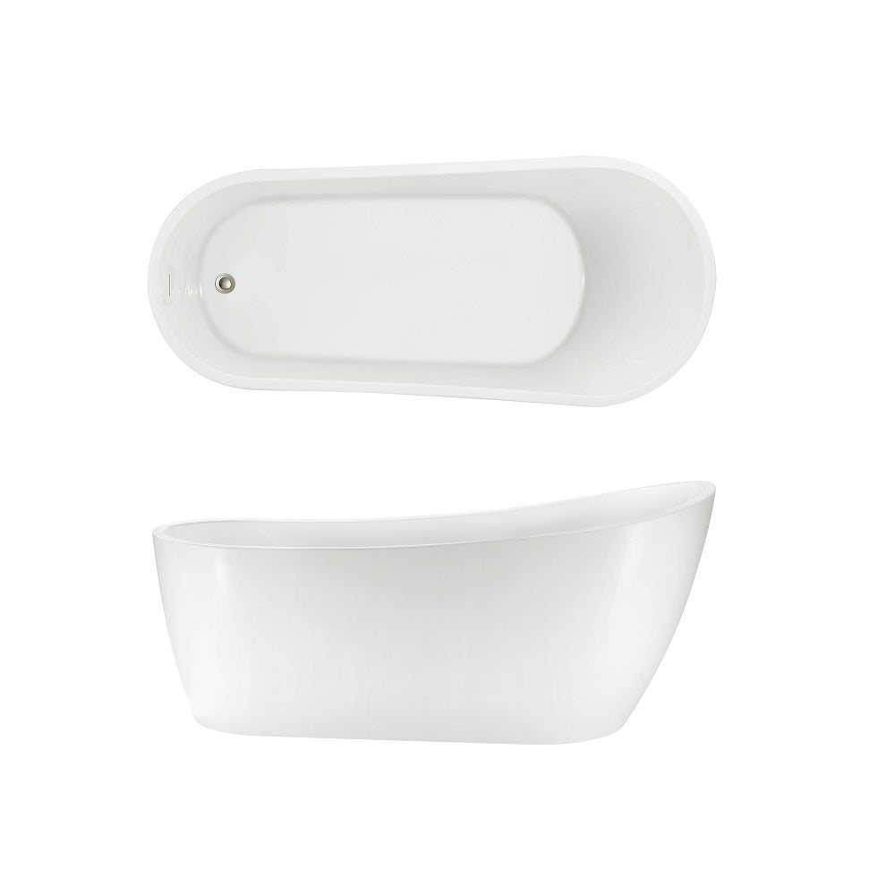 Buy Seima Arko 140 Freestanding Bath 1700mm Integrated Overflow Matte ...
