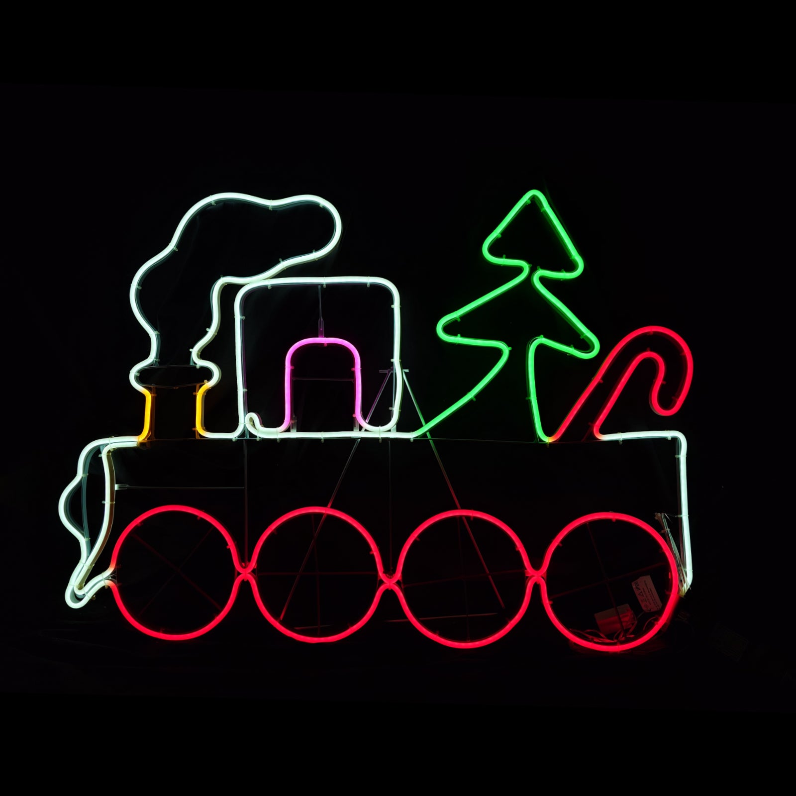 Buy Christmas LED Neon Motif Animated Locomotive 95x68cm Outdoor ...