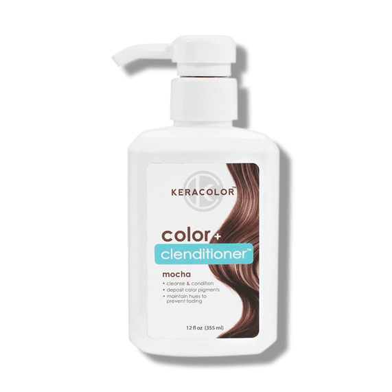 Buy Keracolor Color Clenditioner Colour Shampoo Mocha 355ml - MyDeal ...