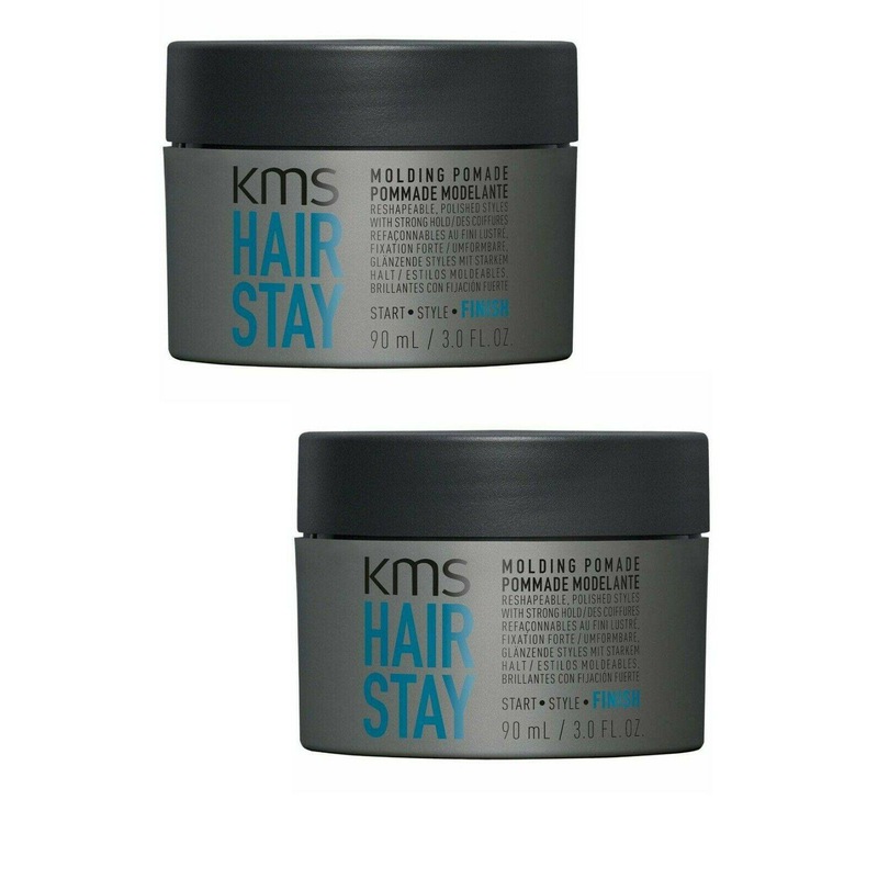 Buy KMS Hair Stay Molding Pomade 90ml strong hold X 2 - MyDeal