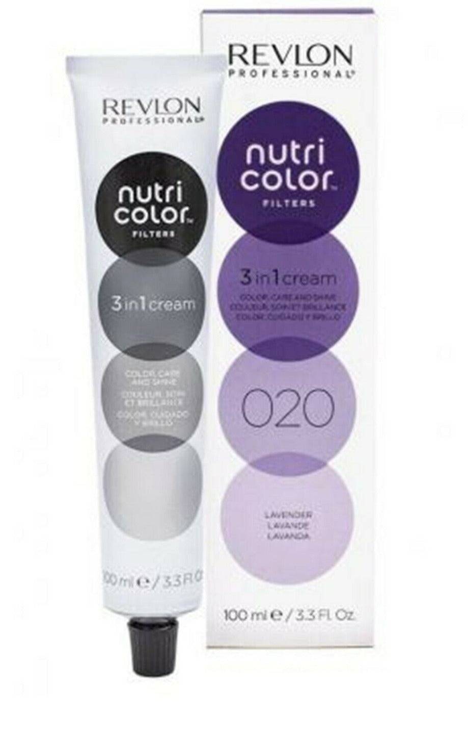 Buy Revlon Professional Nutri Color Creme 3 in 1 Cream 020 Lavender ...