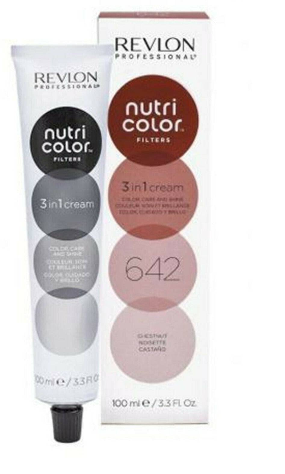 Buy Revlon Professional Nutri Color Creme 3 in 1 Cream #642 Chesnut ...