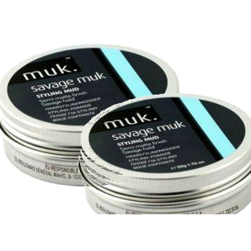 Buy SAVAGE MUK STYLING MUD DUO 2 x 95gm by MUK hard hold Australian ...