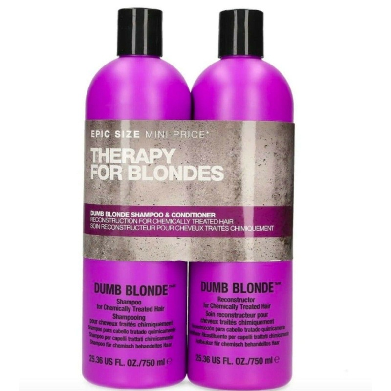 Buy Tigi Bed Head Dumb Blonde Shampoo And Conditioner Reconstructor 750