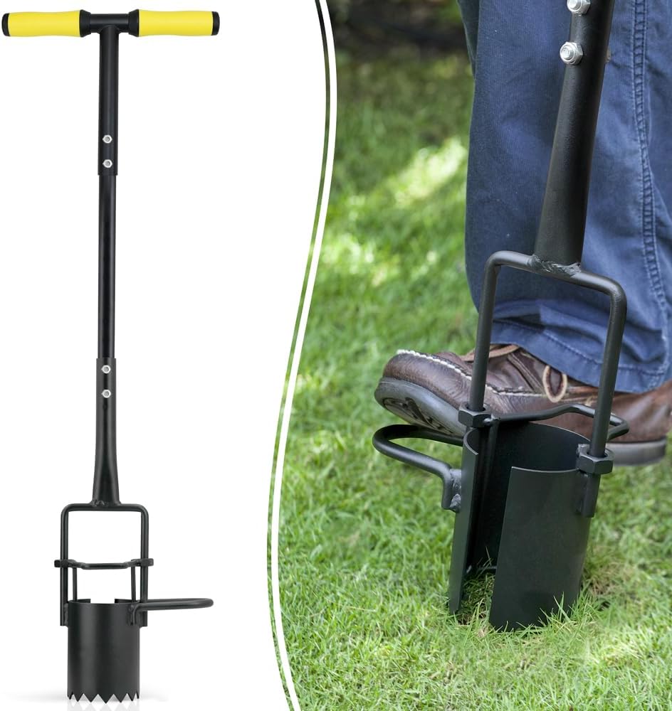 Buy Heavy-duty long-handled lawn planting tool for digging garden ...