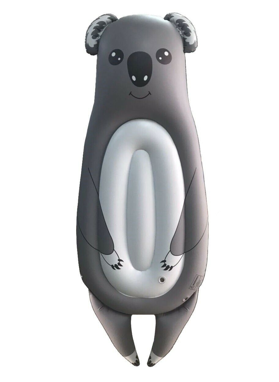 Buy Inflatable koala pool float toy swimming raft adults kids bear gift ...