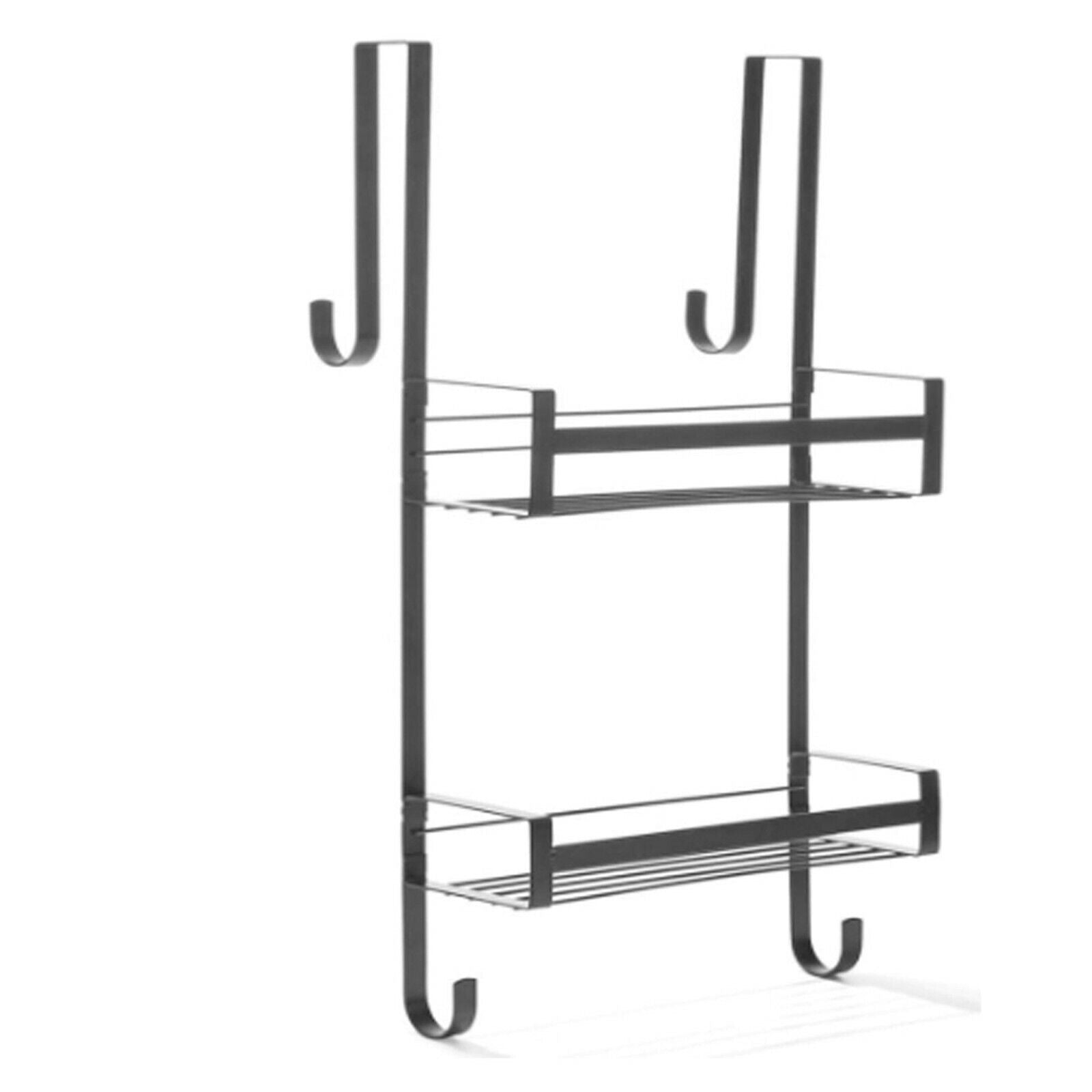 Buy Over Door Shower Caddy 2 Tier Bathroom Storage Rack Holder ...