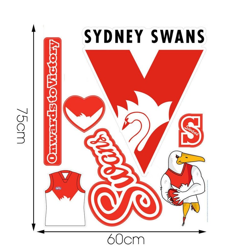Buy AFL Footy Logo Stickers - MyDeal