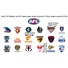 Buy Set of 19 pcs AFL Footy Logo Sign Sticker - MyDeal