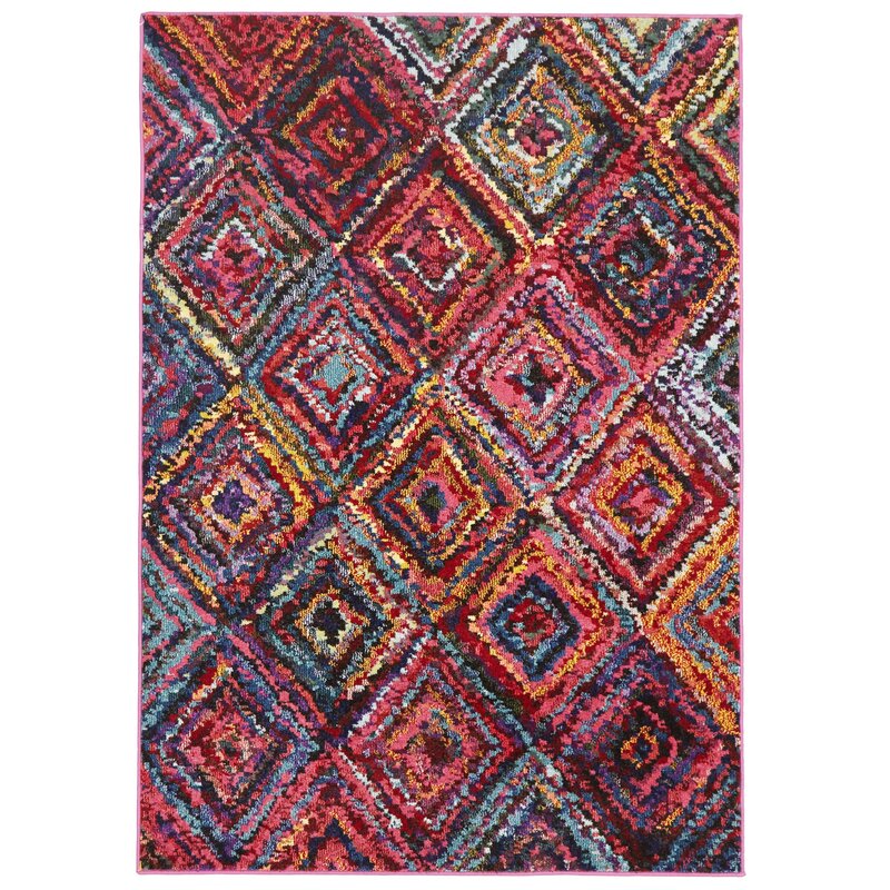 Buy Dawson Modern Multi Coloured Rug - MyDeal Australia