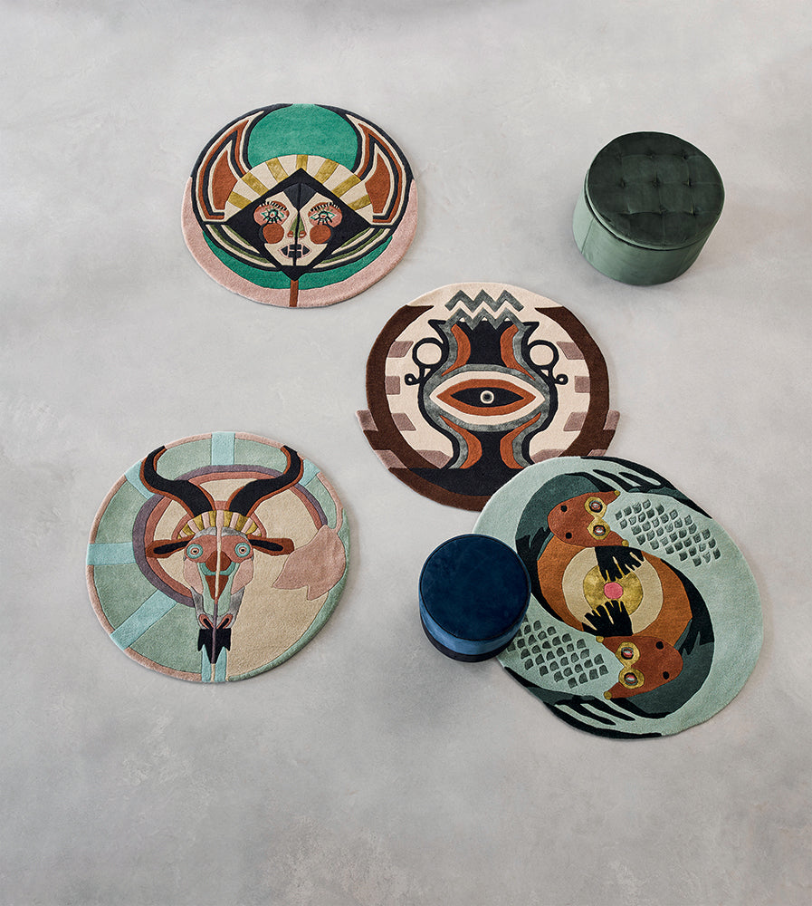 Buy Ted Baker Zodiac Virgo Round Rug -161605 - MyDeal Australia