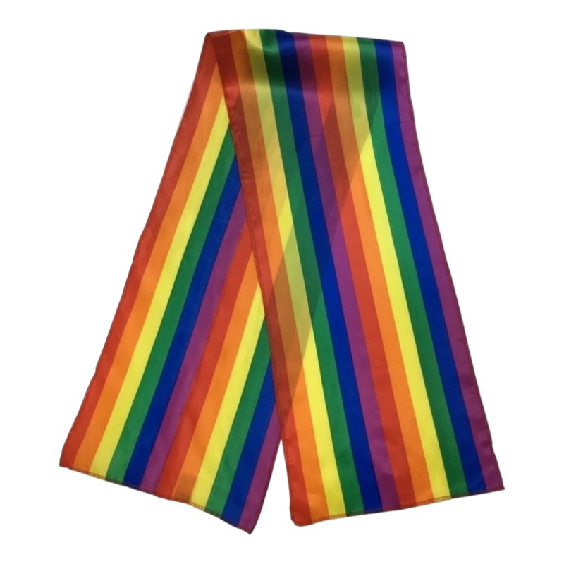 Buy 5 x Rainbow Scarf Gay Pride LGBTQ+ Lesbian Scarves Parade Mardi ...