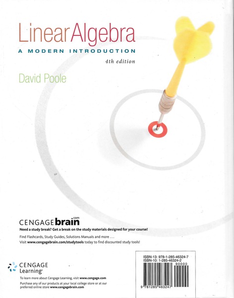 Buy Linear Algebra: A Modern Introduction -Poole, David Education Book ...