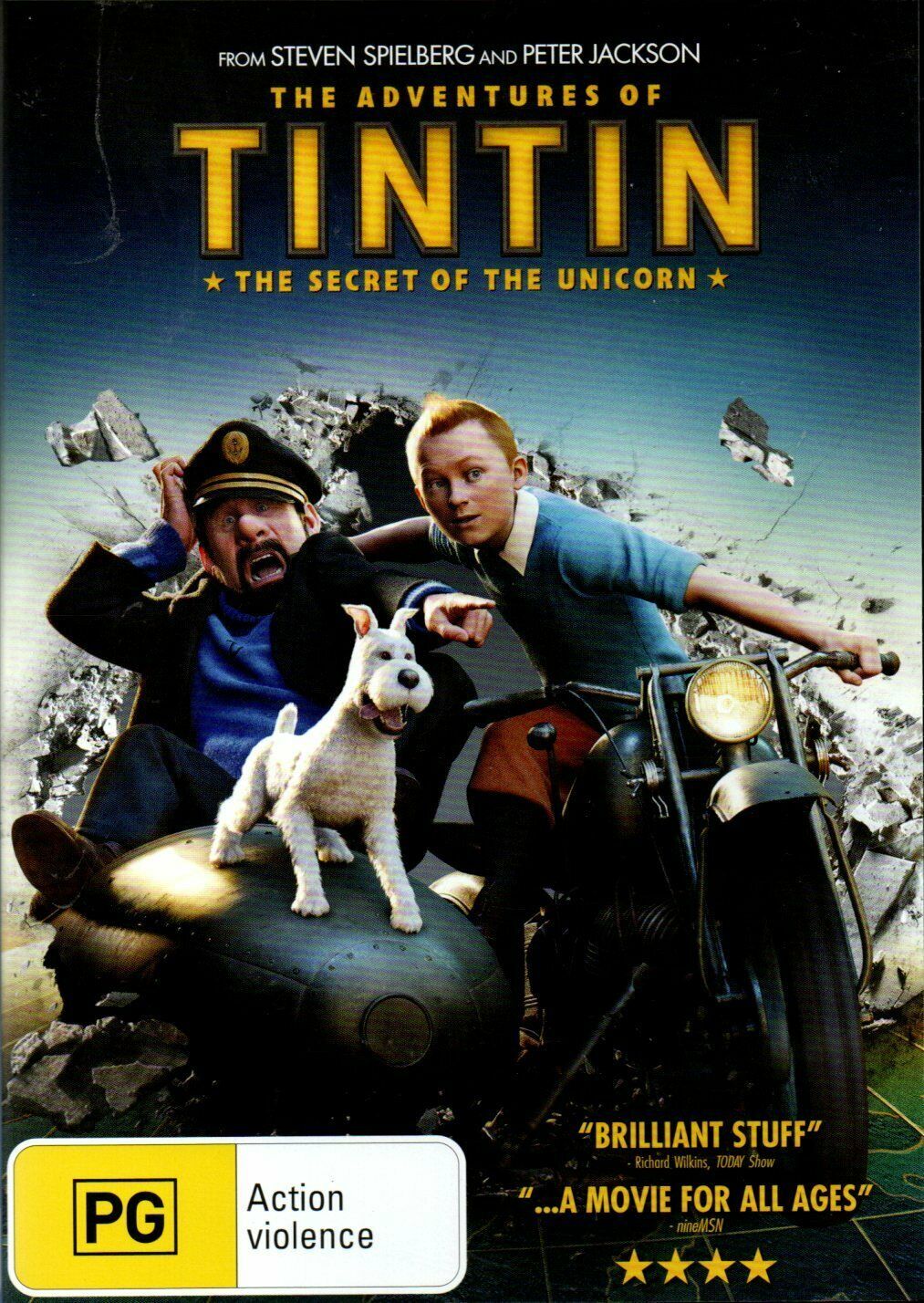 Buy The Adventures of Tintin The Secret Of The Unicorn DVD - MyDeal ...