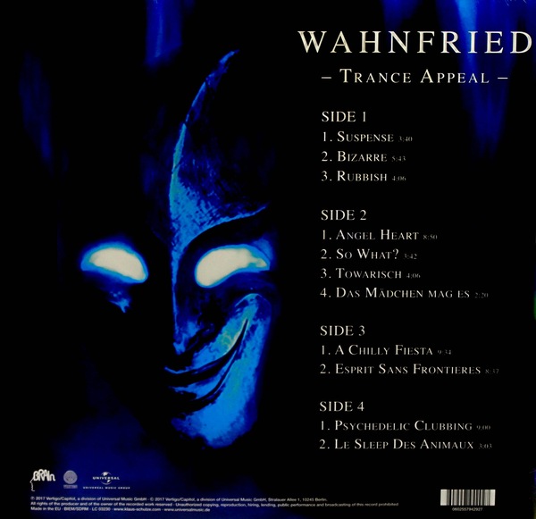 Buy Wahnfried ‎– Trance Appeal 2 X Vinyl Records New Music Album ...