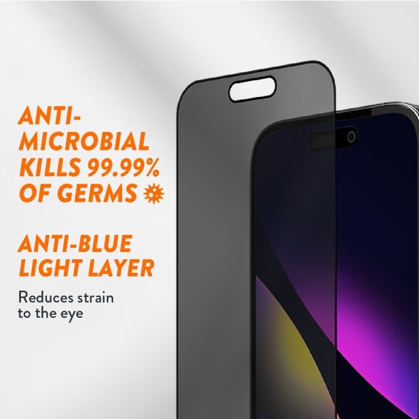 Buy EFM Privacy Glass Screen Armour for iPhone 15 - 6.1" - MyDeal Australia