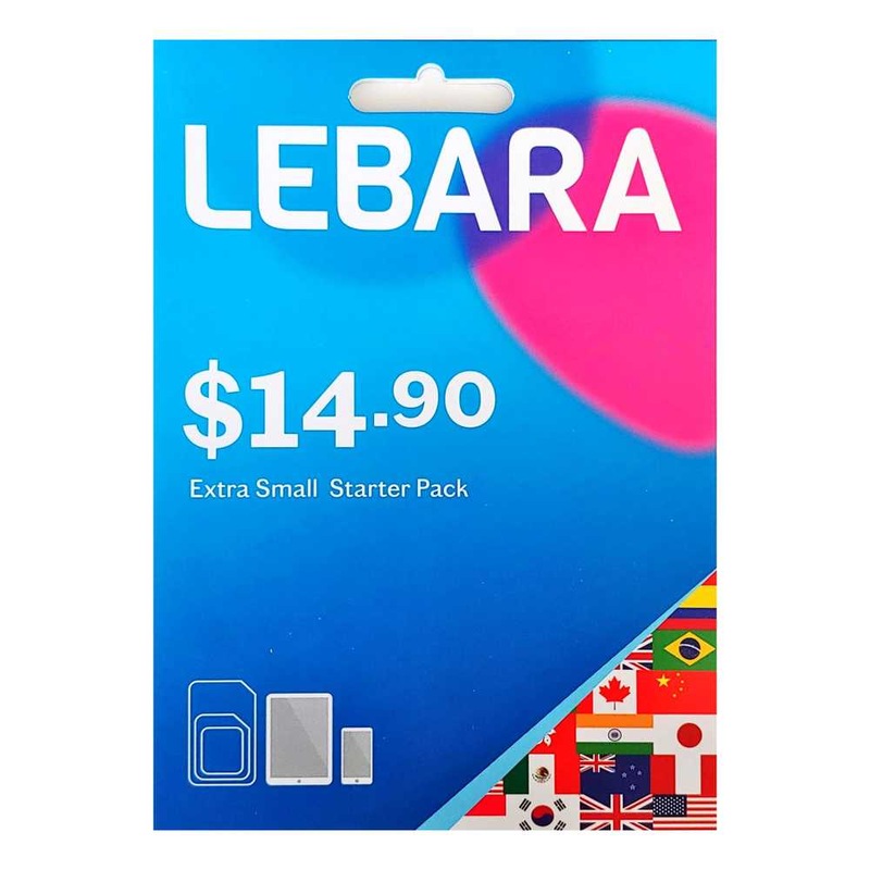 Buy Lebara $14.90 Starter Pack PrePaid SIM Card - MyDeal